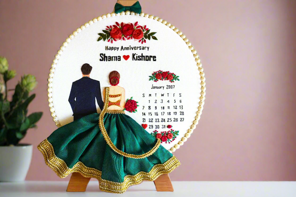 Wedding Embroidery Hoop Art – SUPER CREATIVE EMBROIDERY