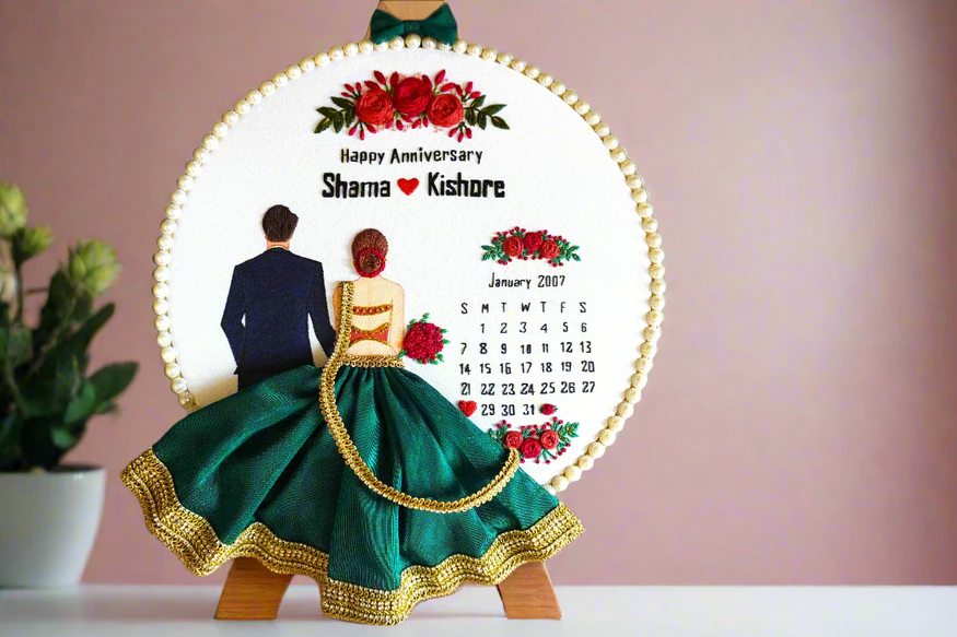 Wedding Embroidery Hoop Art – SUPER CREATIVE EMBROIDERY