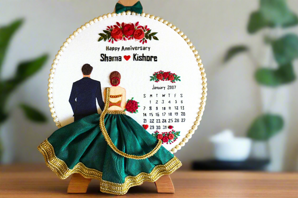 Wedding Embroidery Hoop Art – SUPER CREATIVE EMBROIDERY